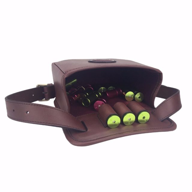 Hunting Gun Accessories Rifle Cartridges Leather Bag - PCP Mart