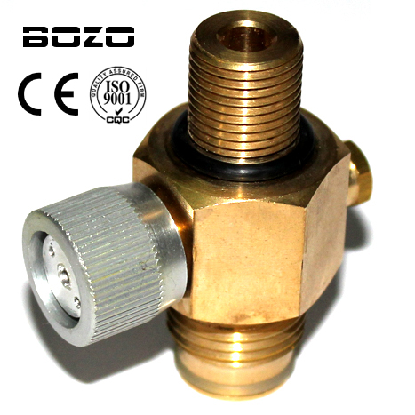 PCP cylinder 1/4 Turn CO2 Tank On/Off Pin Valve - PCP Mart