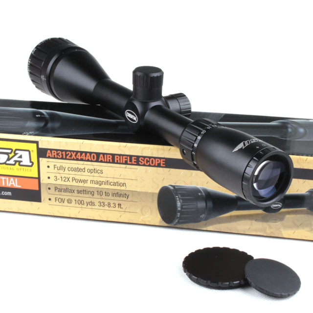 Tactical BSA Essential AR 3-12X44 AO Mil-dot Rifle Scopes - PCP Mart