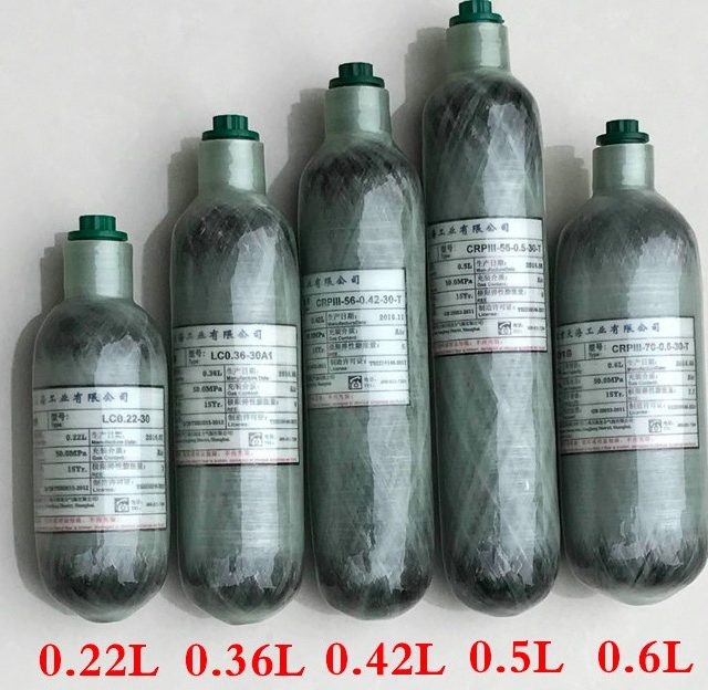 PCP Cylinder 0.42L 420CC Carbon fiber - PCP Mart