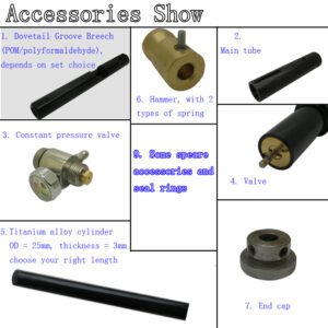 12g CO2 to PCP Constant Pressure Conversion KIT for Crosman Pistol