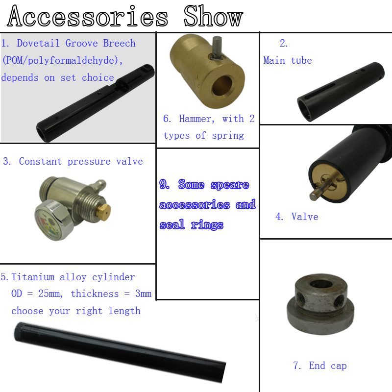 12g CO2 to PCP Constant Pressure Conversion KIT for Crosman Pistol