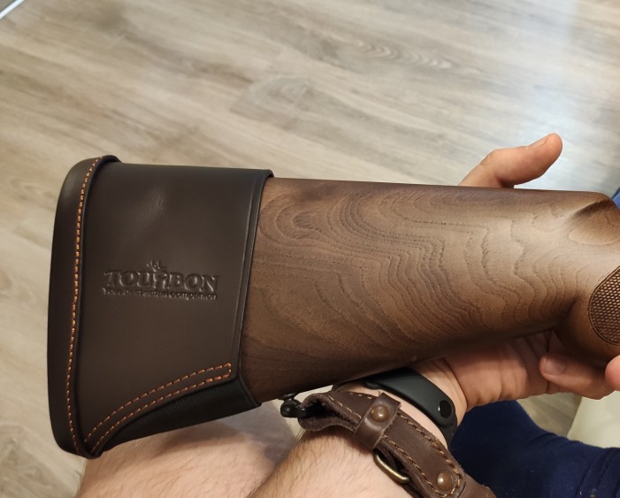 Shotgun Buttstock Rifle Extension Leather Slip-on Recoil Pad Gun - PCP Mart