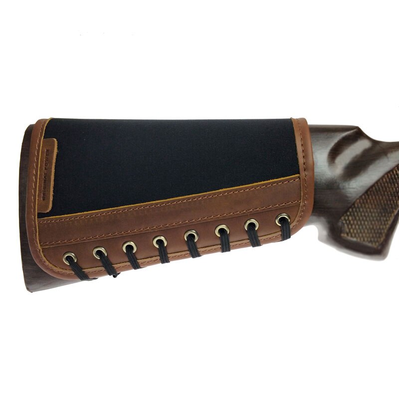 Hunting Rifle Gun Buttstock Leather Shotgun Cheek Rest Shoulder Pad ...
