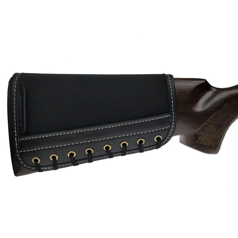 Hunting Rifle Gun Buttstock Leather Shotgun Cheek Rest Shoulder Pad ...