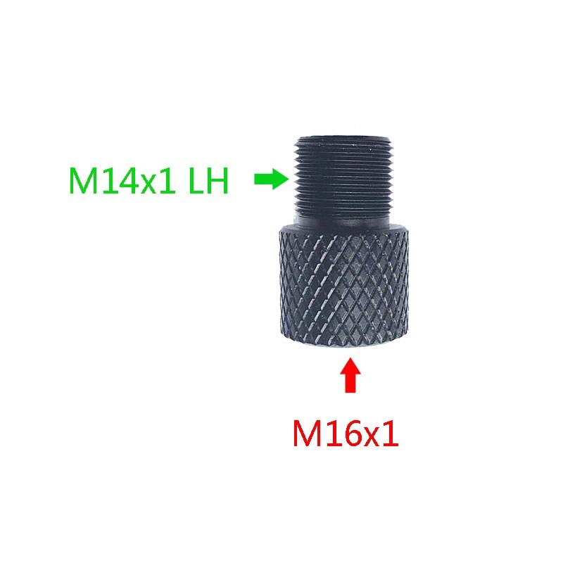 Barrel End Threaded Adapter Female M16x1 RH To Male M14x1 RH/LH | PCP Mart