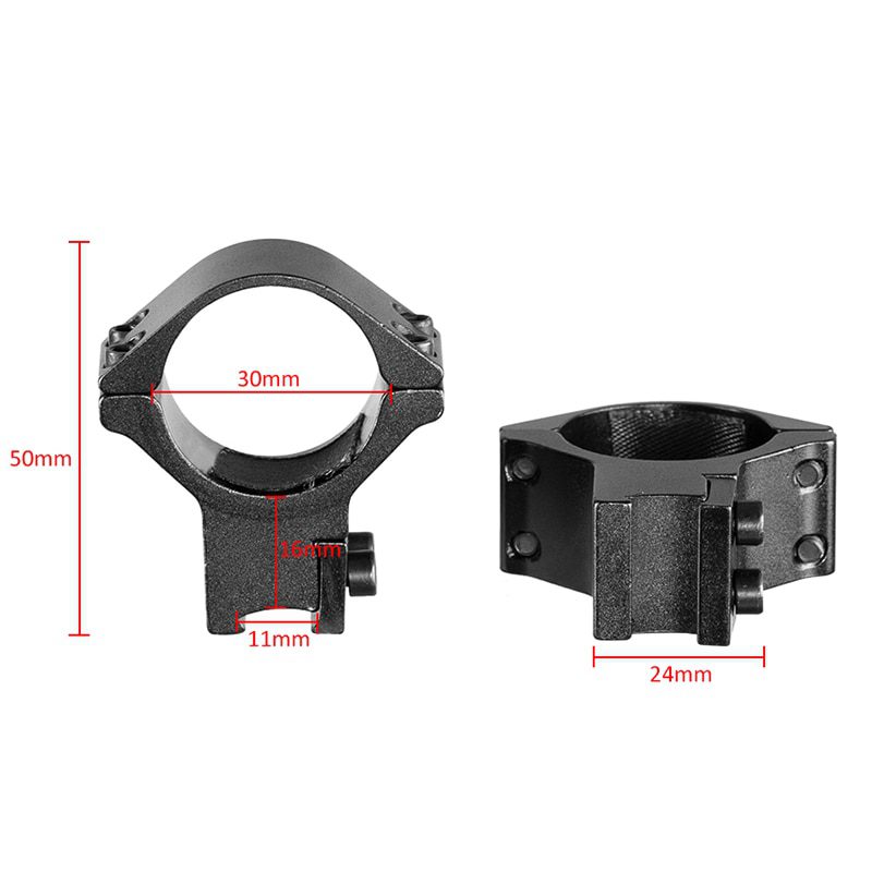 2PCS 25.4mm/30mm Rifle Scope Ring Mount | PCP Mart