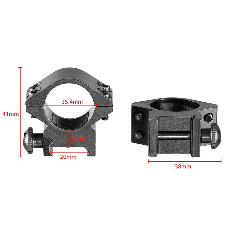 2PCS 25.4mm/30mm Rifle Scope Ring Mount | PCP Mart